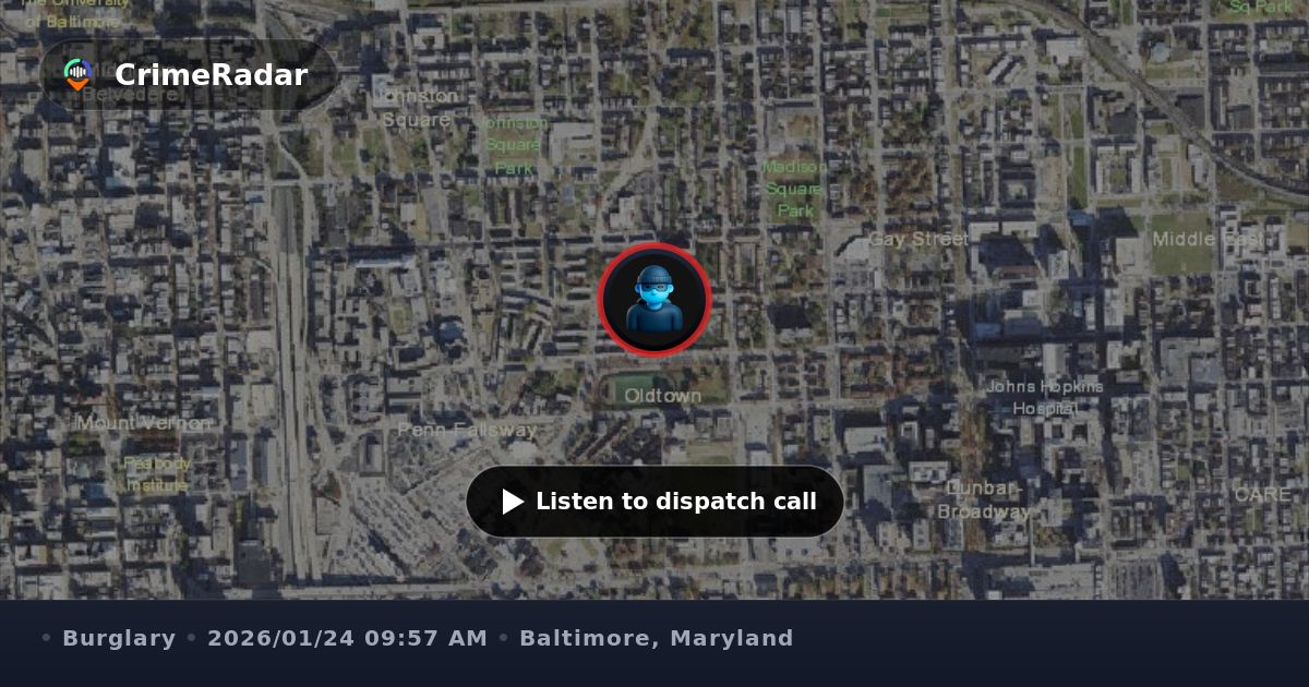 Alarm activated at church on North Chapel Gate Lane, Baltimore MD ...