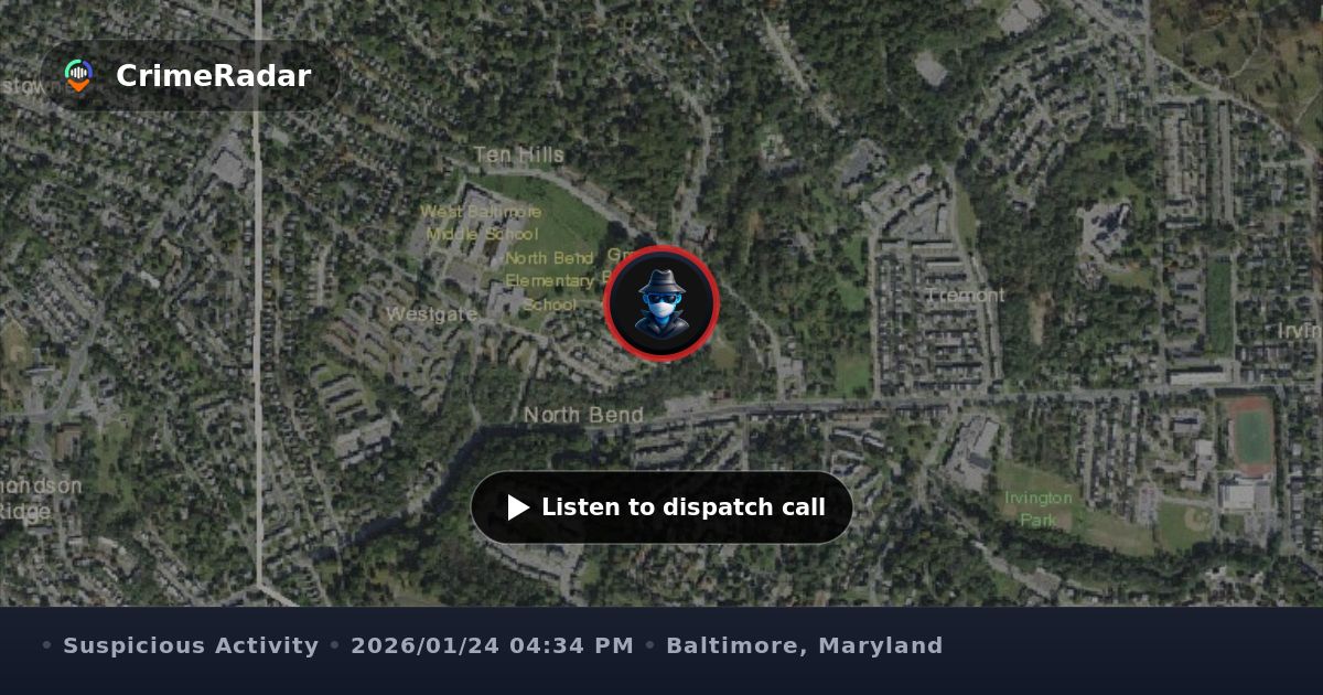 Apparent chase near Chapel Gate Lane, Baltimore MD | CrimeRadar