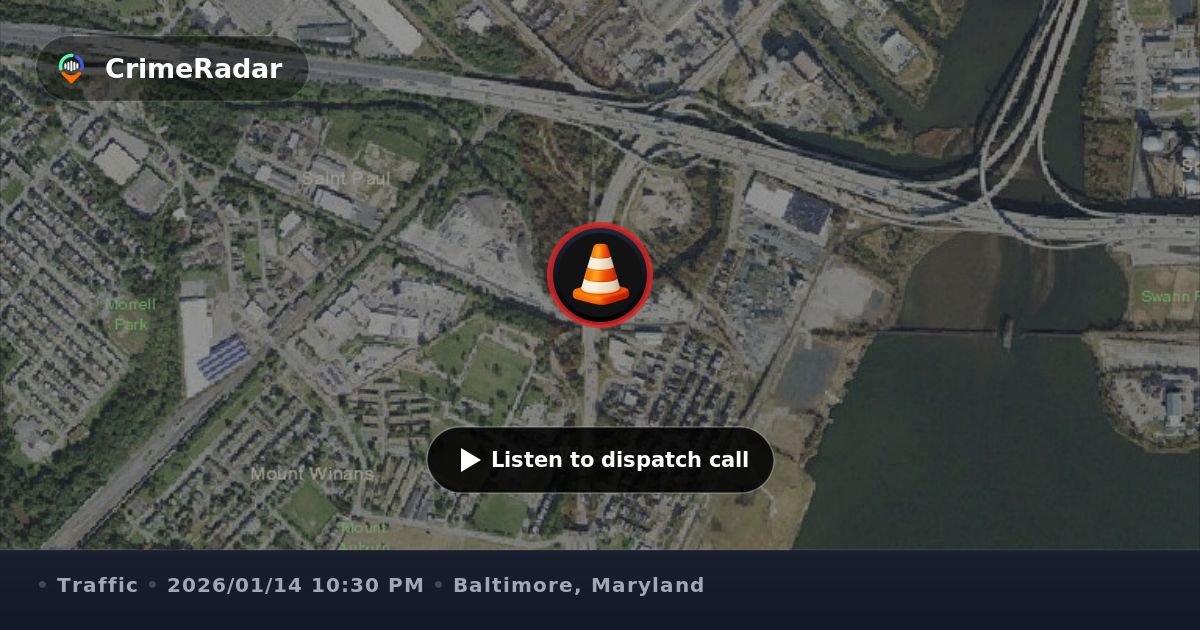 Traffic accident near Sydney and Waterview avenues, Baltimore MD ...