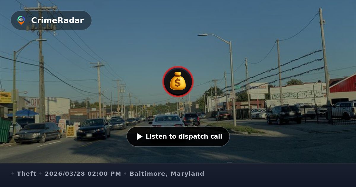 Shoplifting reported at Dollar General store, Baltimore MD | CrimeRadar