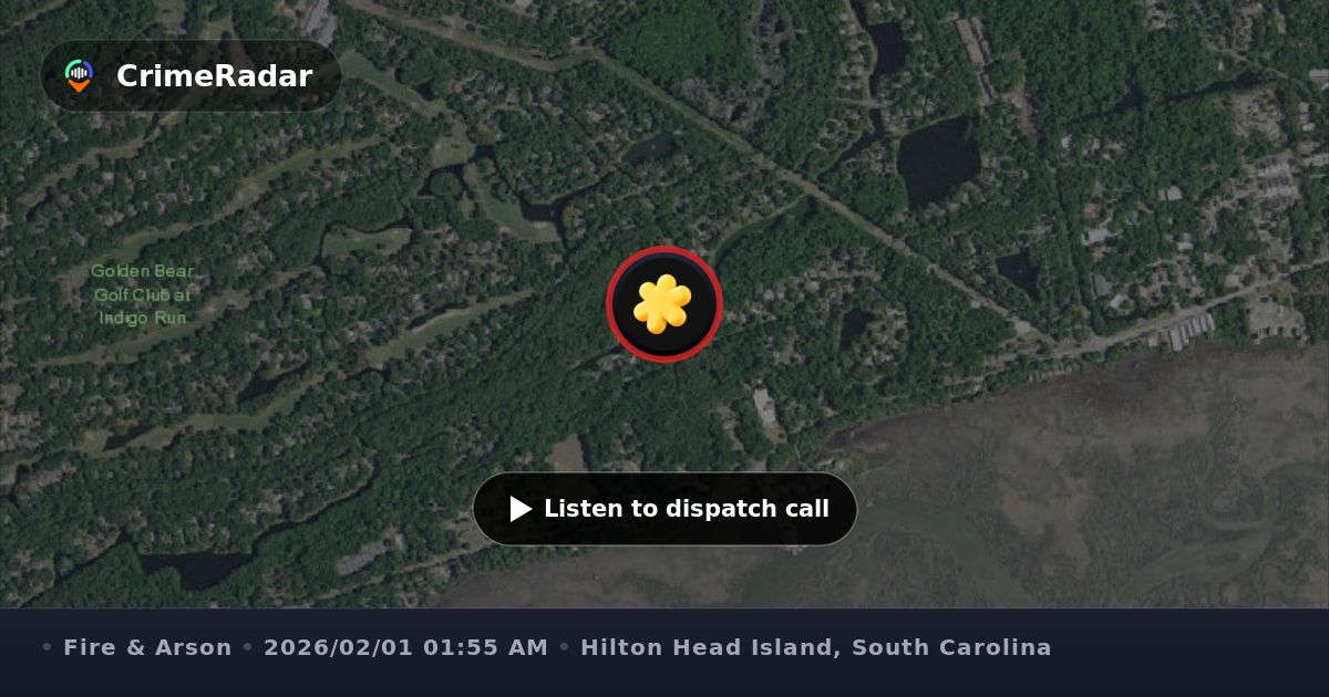 Fire crews respond to alarm near Marshland Rd, Hilton Head Island SC ...