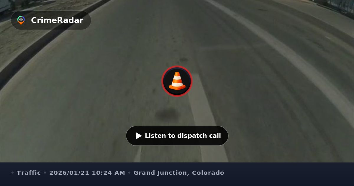 Vehicle stalled near Pitkin Avenue gas station, Grand Junction CO ...