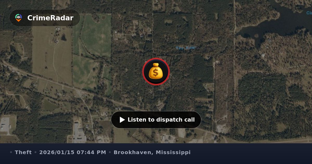 Deputies respond to possible shoplifting near Caleb Dr, Brookhaven MS ...