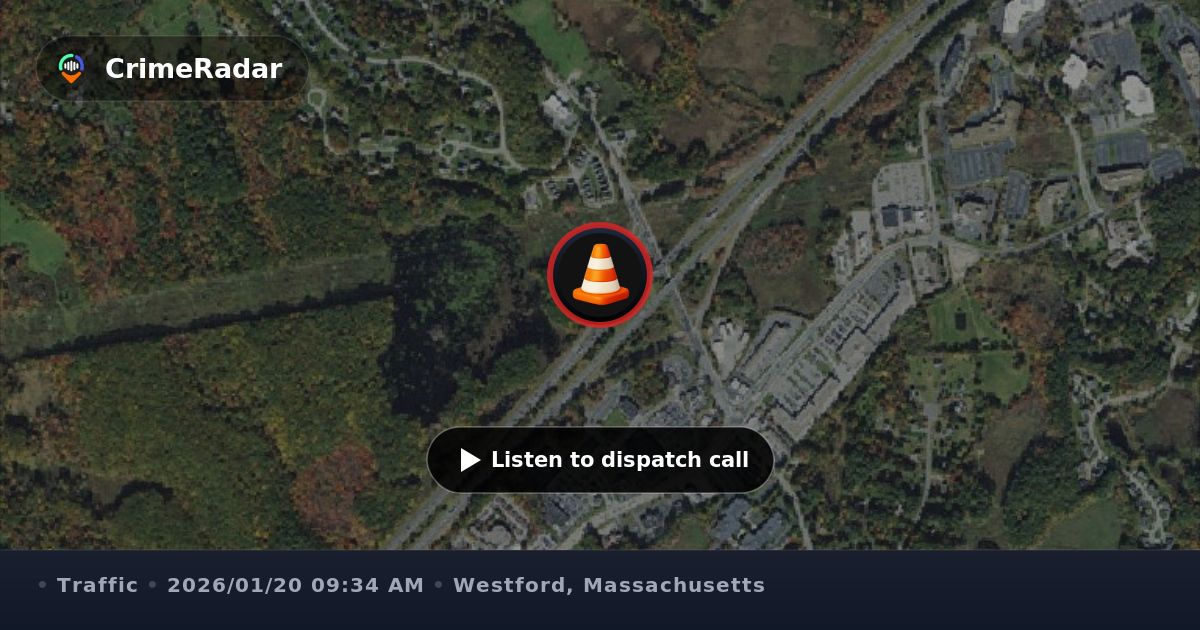 Vehicle briefly flees traffic stop near Cornerstone Plaza, Westford MA ...