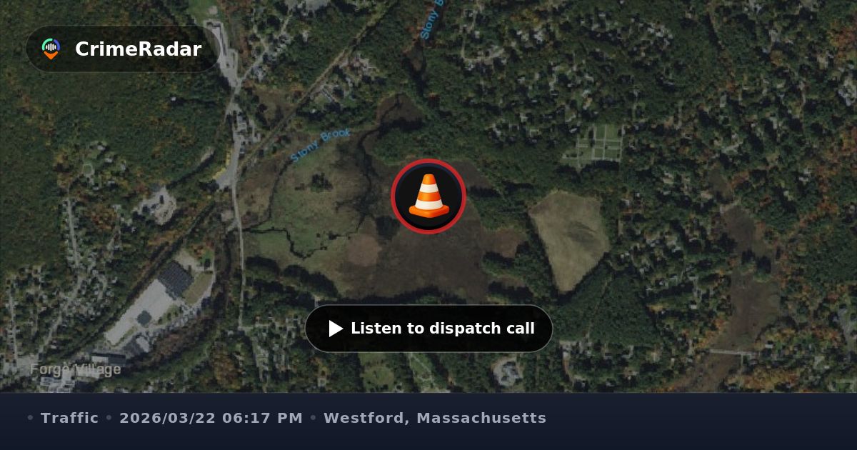 Traffic stop on Forge Village Road, Westford MA | CrimeRadar