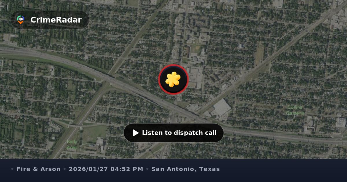 Fire alarm reported near Fran Fran St, San Antonio TX | CrimeRadar