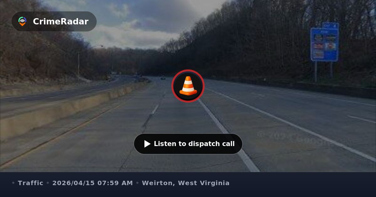 Three-car crash on Route 22 west on-ramp, Weirton WV | CrimeRadar