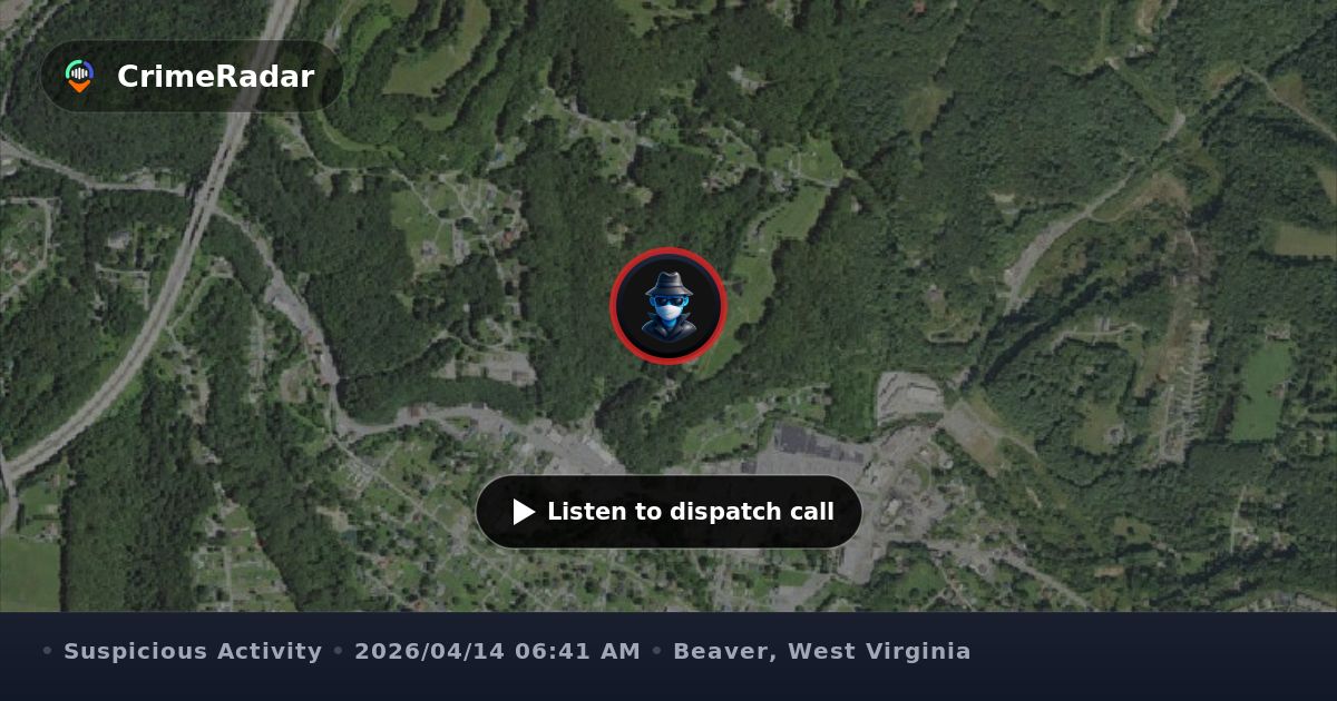 Suspicious SUV with unconscious occupants in Beaver, Beaver WV | CrimeRadar
