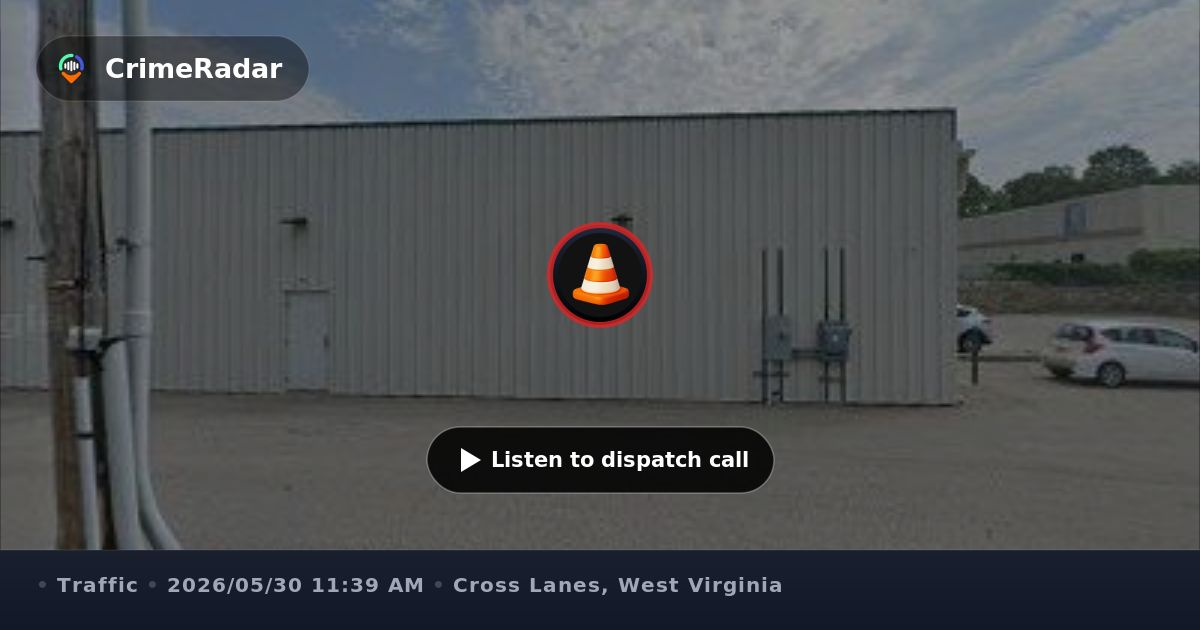 Two‑vehicle crash with person slumped in car, Cross Lanes WV | CrimeRadar