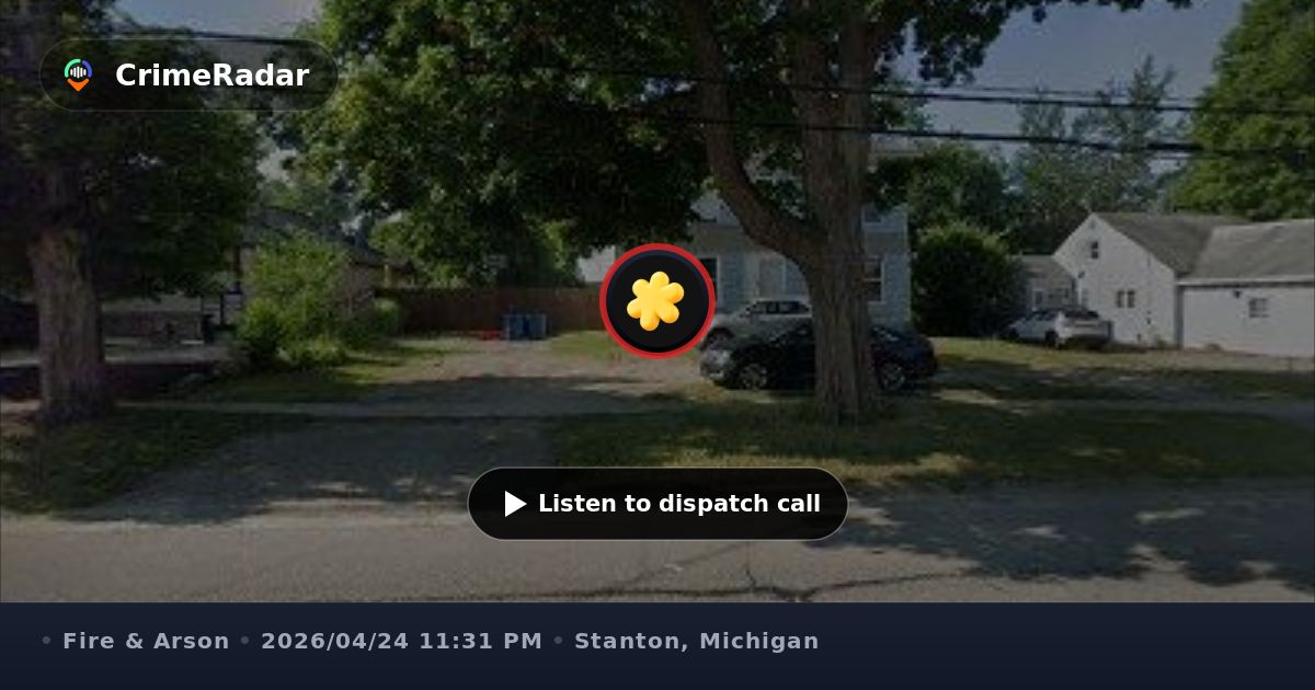 House fire near gas station on West Main Street, Stanton MI | CrimeRadar