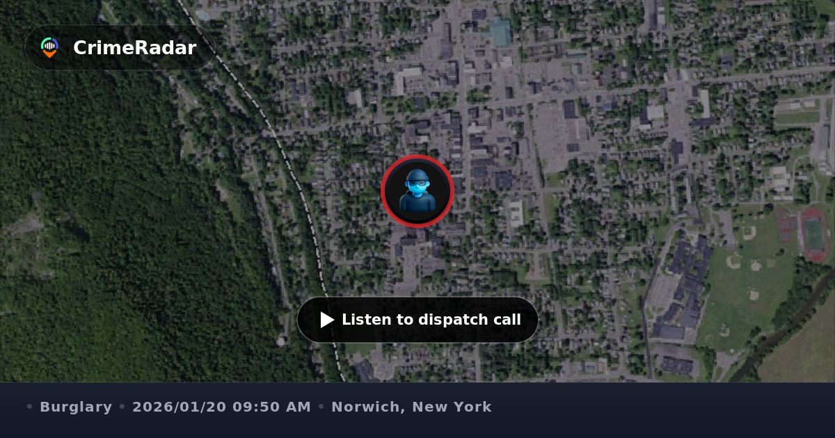 Possible trespass reported near Randall Ave, Norwich NY | CrimeRadar