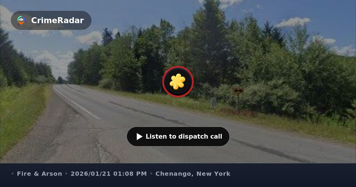 House fire reported near County Road 16 in Plymouth, Chenango County NY ...