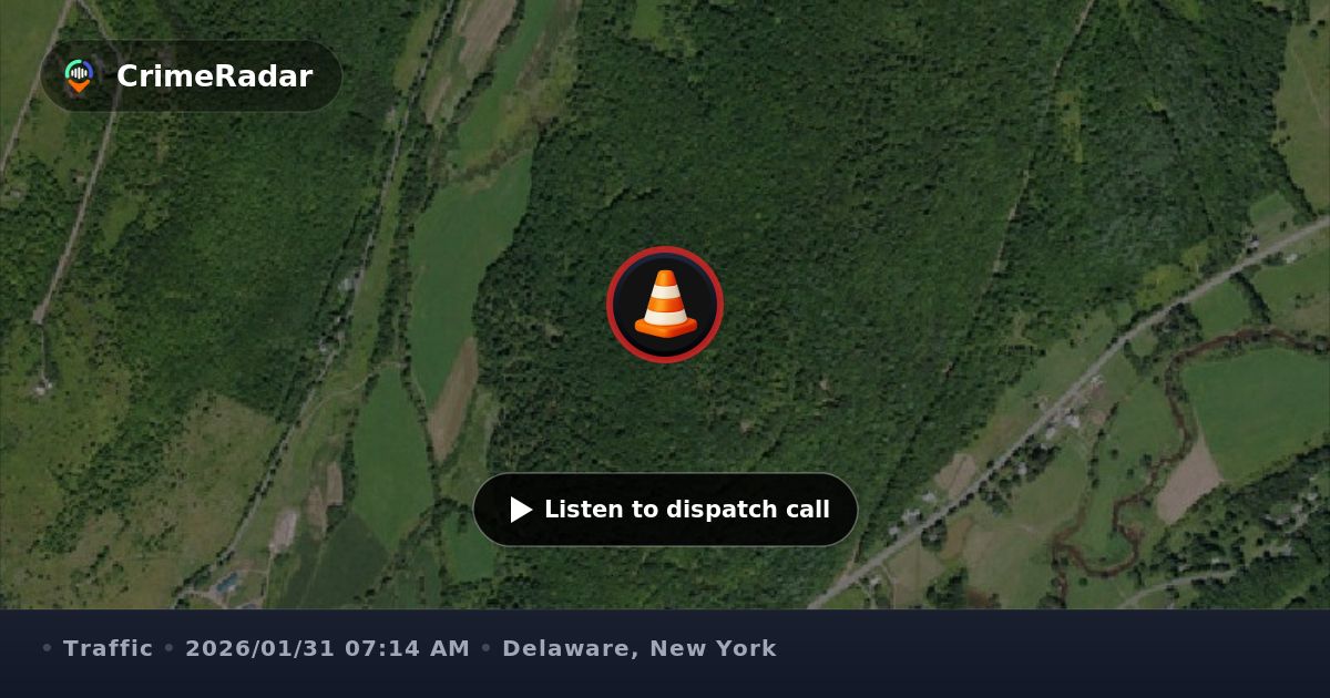 Pickup truck crashes off highway near Delhi, Delaware County NY ...