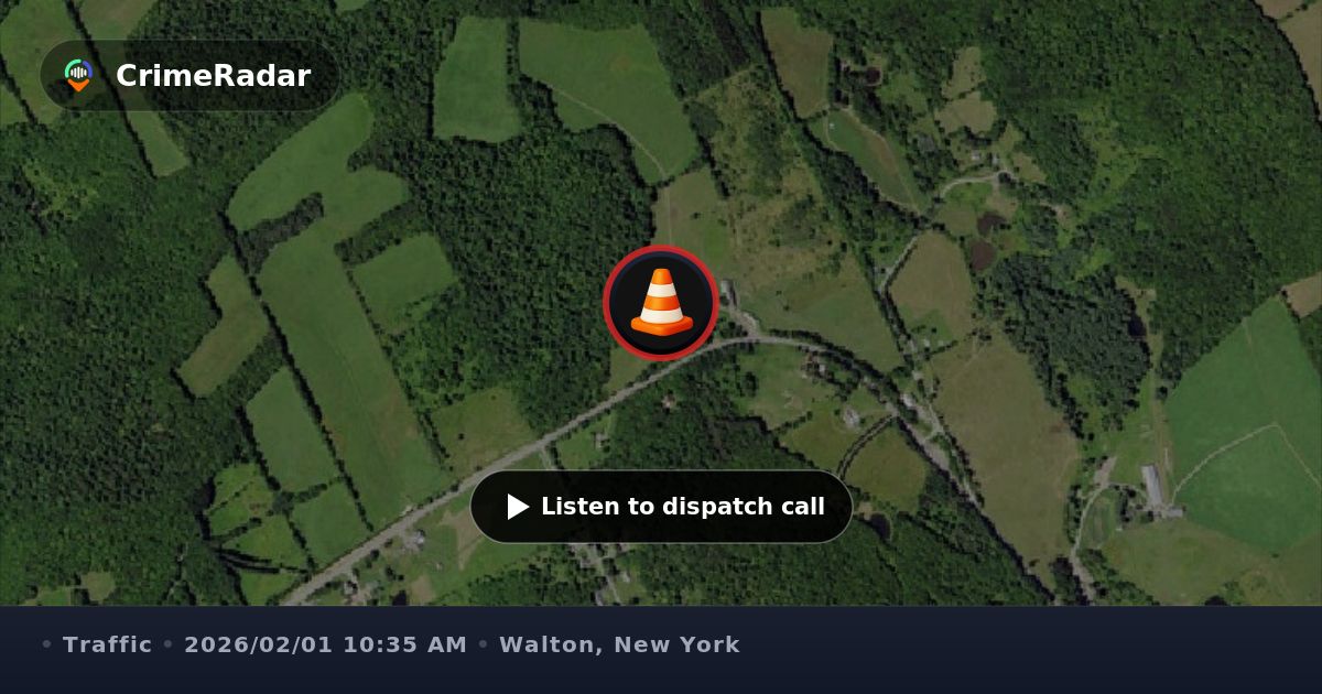 Emergency crews respond to crash near State Highway 206, Walton NY ...