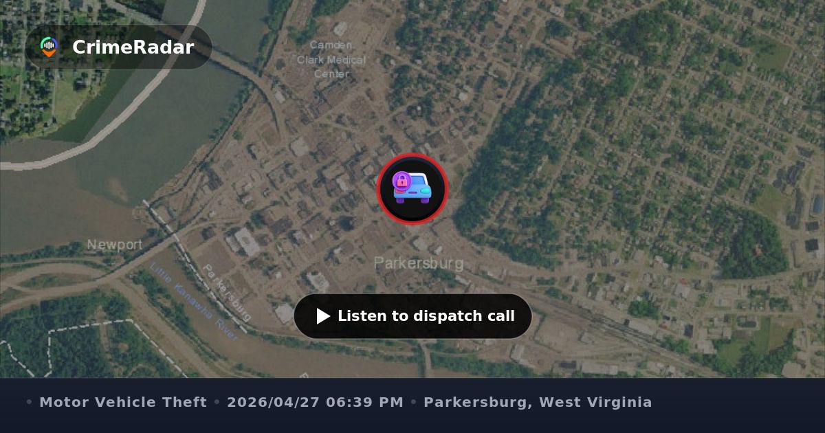 Stolen maroon van found behind Salvation Army, Parkersburg WV | CrimeRadar