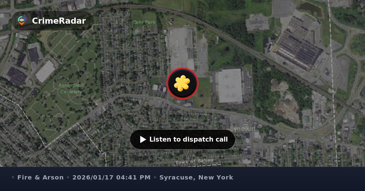 Carbon monoxide alarm prompts evacuation near Windham Ave, Syracuse NY ...