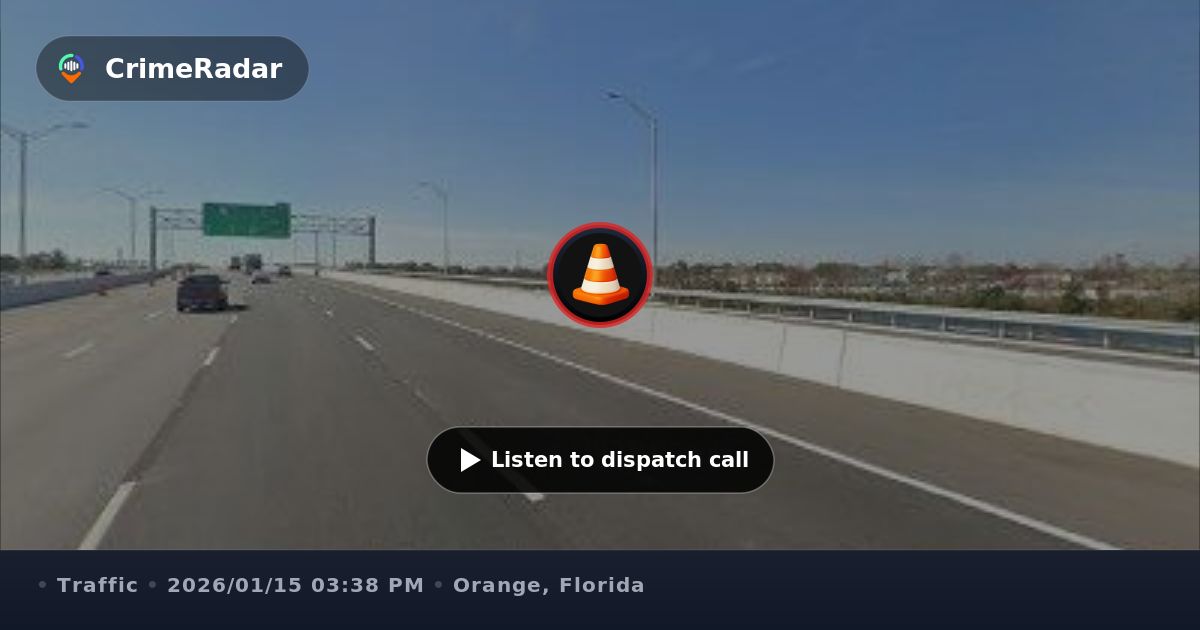 Traffic crash near Western Way and Route 429, Orange County FL | CrimeRadar