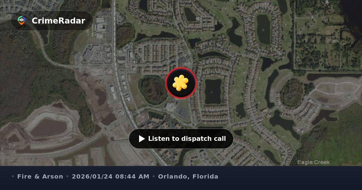 Units respond to possible house fire near Shive Island Ct, Orlando FL ...