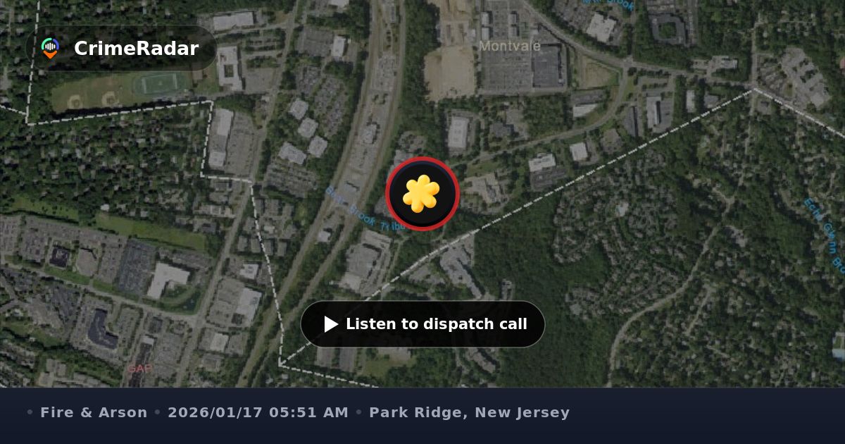 Apparent alarm malfunction near Sony Dr, Park Ridge NJ | CrimeRadar