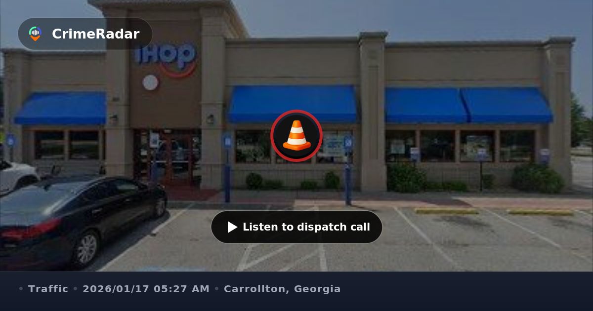 Minor vehicle crash near IHOP on Highway 27, Carrollton GA | CrimeRadar