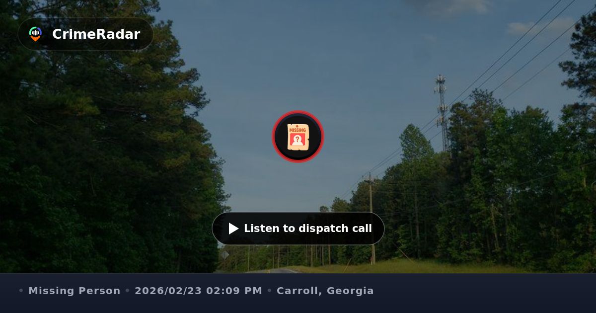 Lookout issued for 15-year-old runaway boy, Carroll County GA | CrimeRadar
