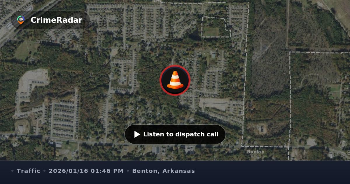 Traffic crash near Cole Dr and Edison Ave, Benton AR | CrimeRadar