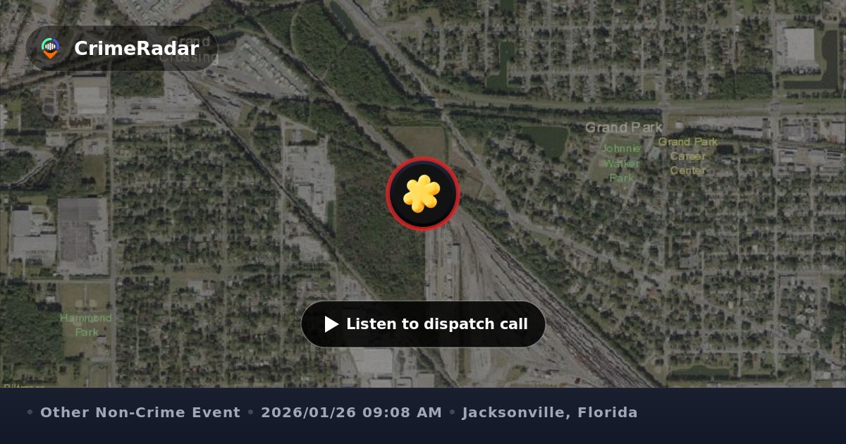 Apparent utility line issue near Huron St, Jacksonville FL | CrimeRadar