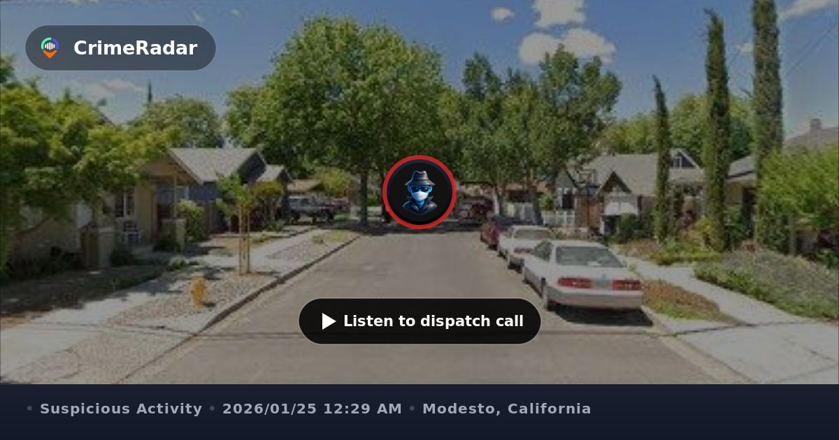 Possible abandoned car found near Davis St, Modesto CA | CrimeRadar