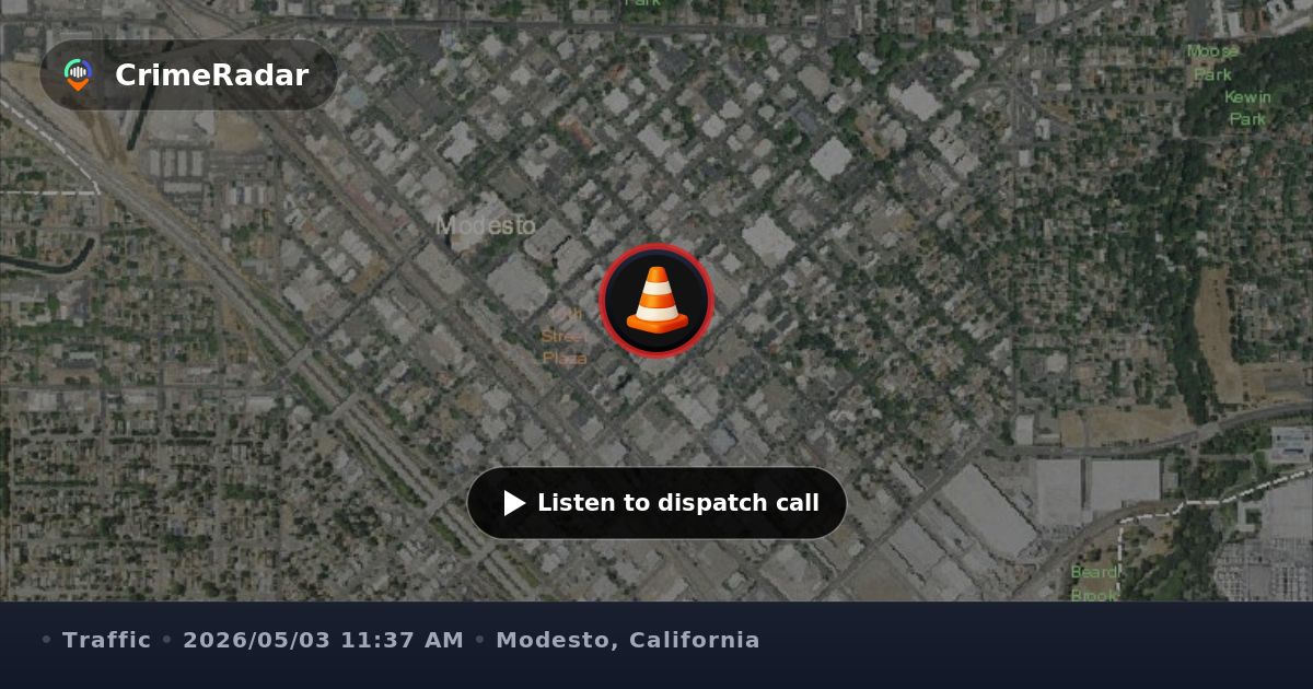 Traffic control requested at rail crossing, Modesto CA | CrimeRadar