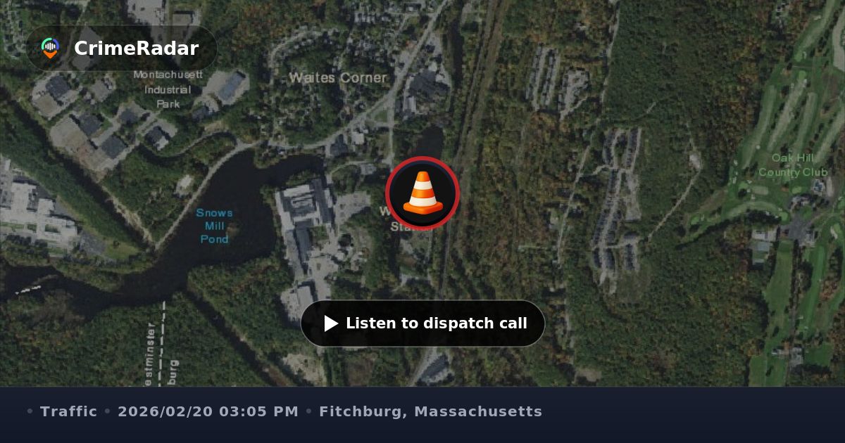 Two-car crash on Princeton Road in Fitchburg, Fitchburg MA | CrimeRadar