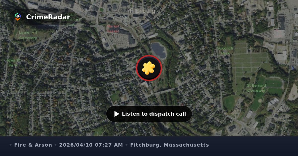Fire crew investigates possible gas leak in home, Fitchburg MA | CrimeRadar