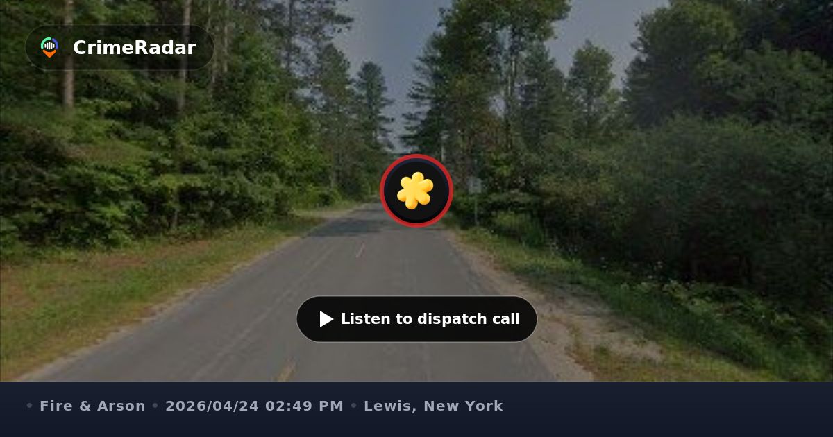 Brush fire reported under power lines on River Road, Lewis County NY ...