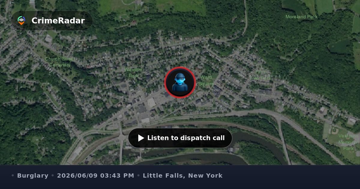 Suspicious entry into garage on Petrie Street, Little Falls NY | CrimeRadar