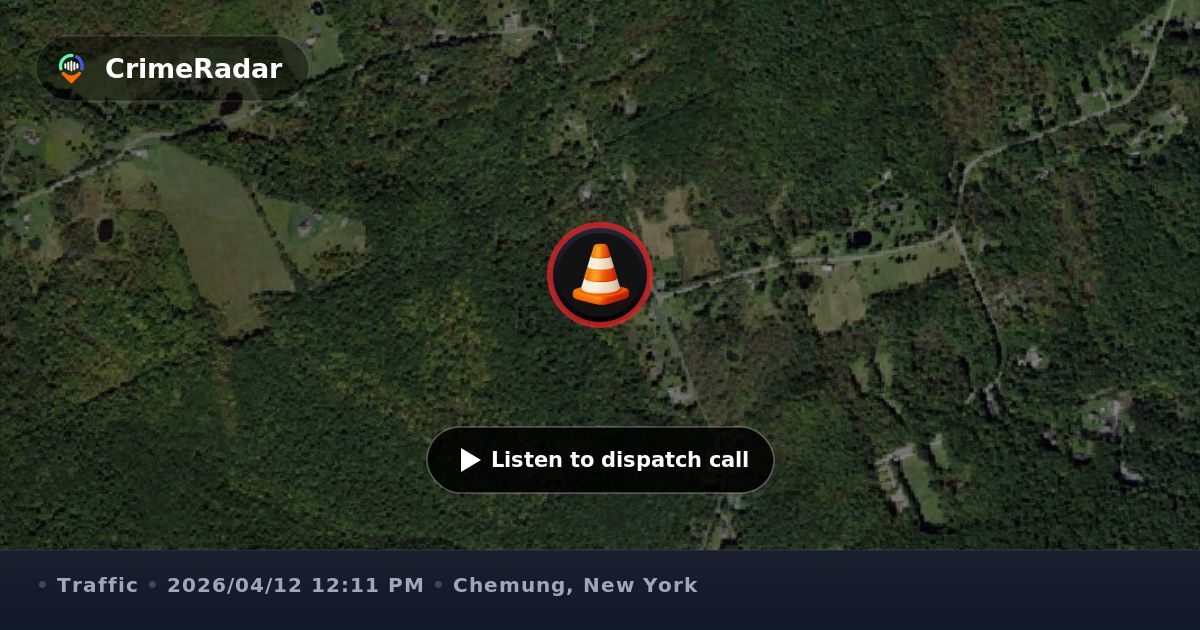 Vehicle crash involving car and motorcycle, Chemung County NY | CrimeRadar