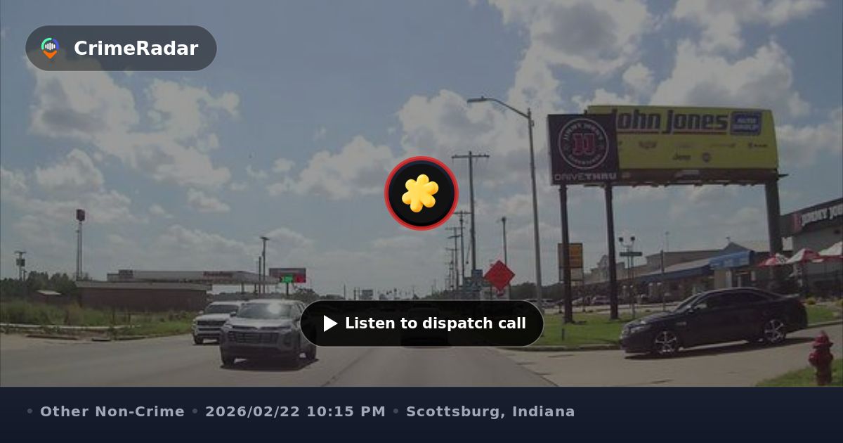 Officer checks on driver honking at closed restaurant, Scottsburg IN ...