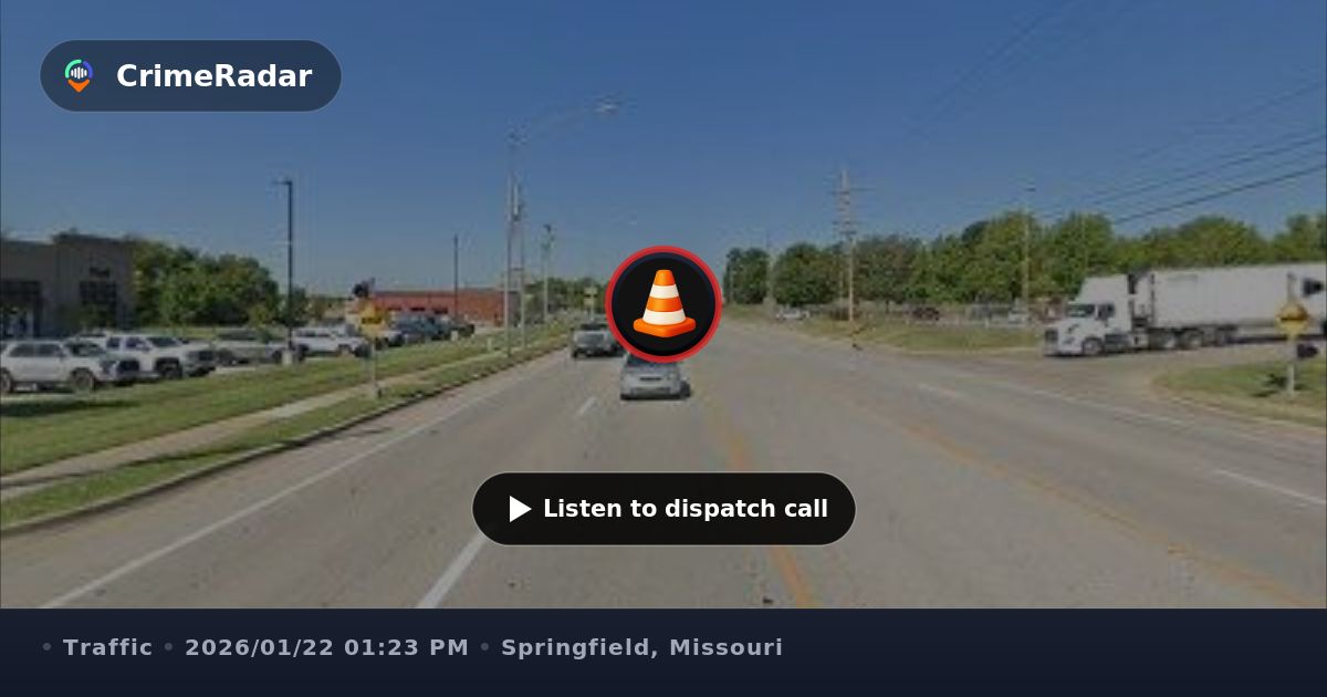 Traffic crash reported on Battlefield Road, Springfield MO | CrimeRadar