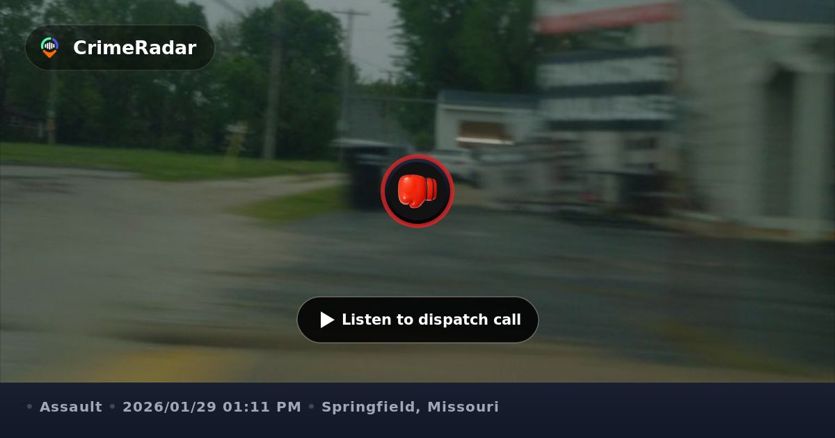 Employee assaulted at local retail store, Springfield MO | CrimeRadar