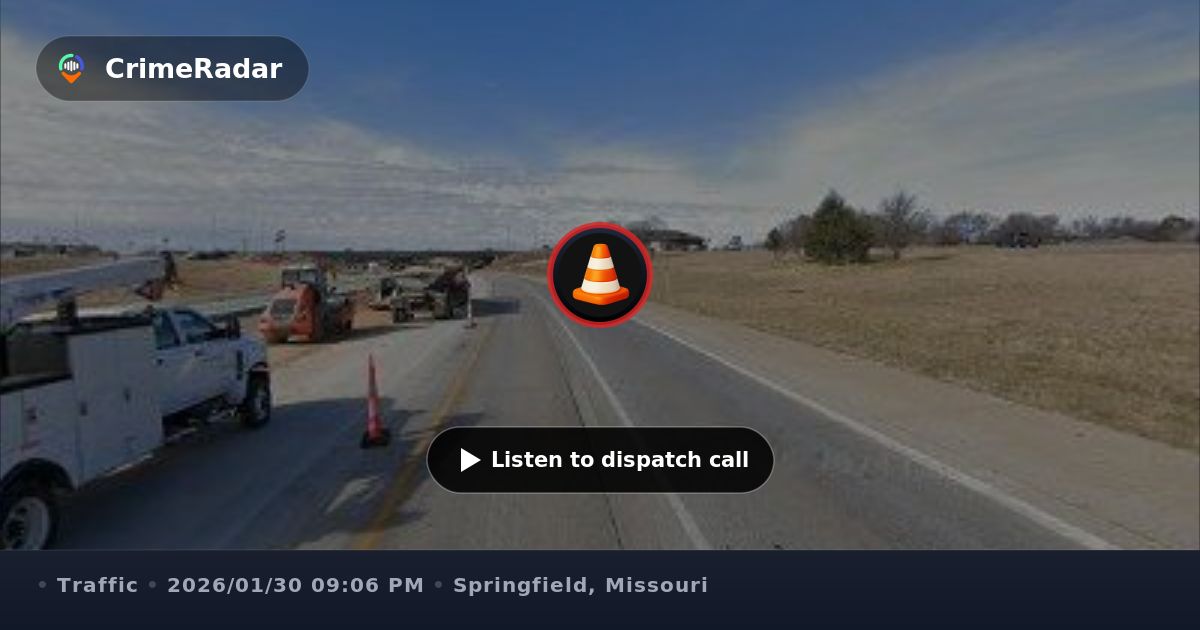 Traffic accident reported near Sunshine St, Springfield MO | CrimeRadar