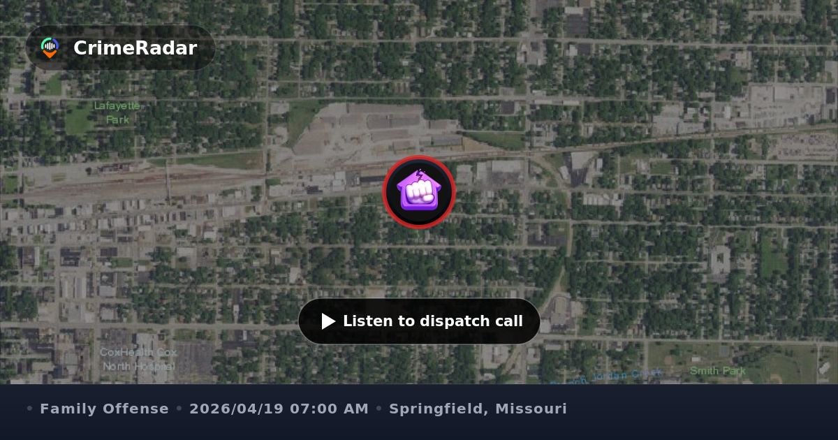 Person reports ongoing abuse by ex-partner, Springfield MO | CrimeRadar