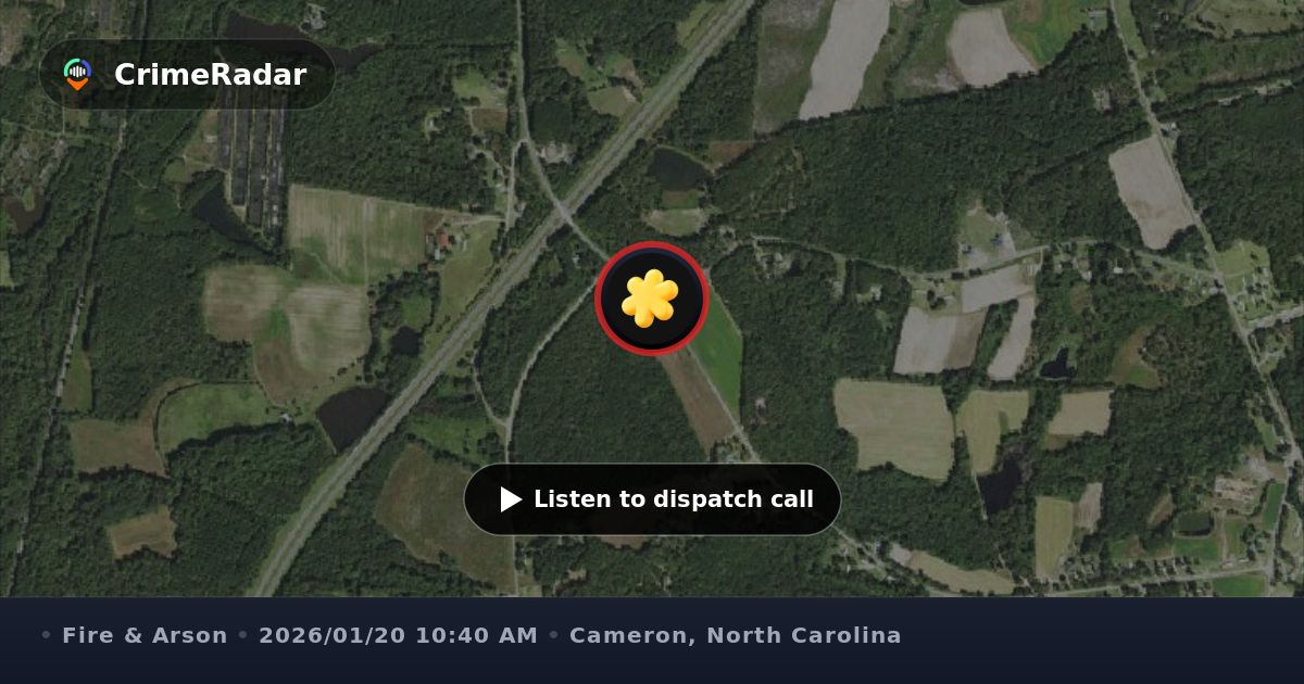 Fire crews respond to alarm near Pineywood Church Rd, Cameron NC ...