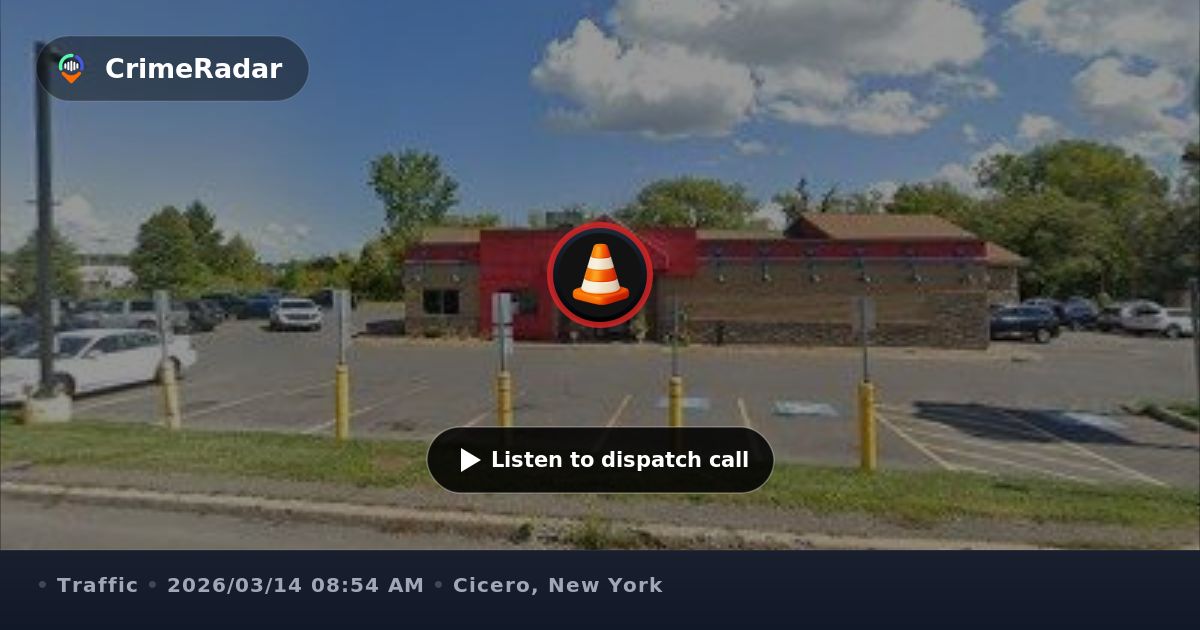 Woman trapped in vehicle after crash at Tully’s, Cicero NY | CrimeRadar