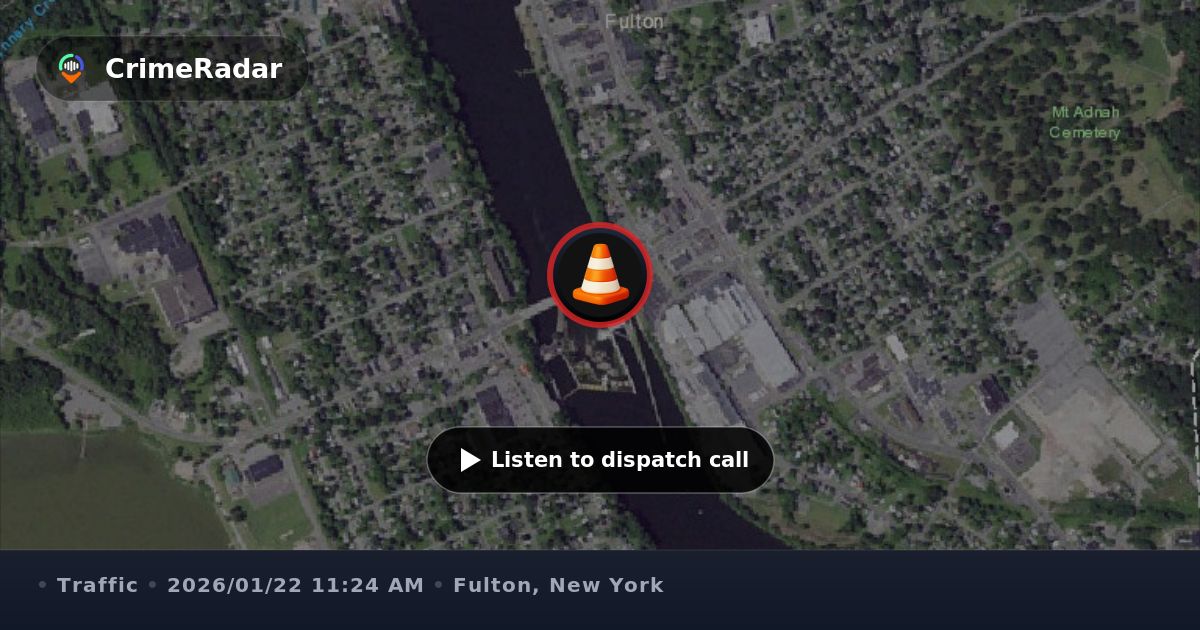 Traffic stop near South Second and Division, Fulton NY | CrimeRadar