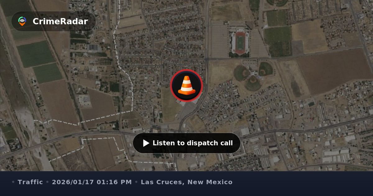 Two vehicles collide near Palm Motel, Las Cruces NM | CrimeRadar