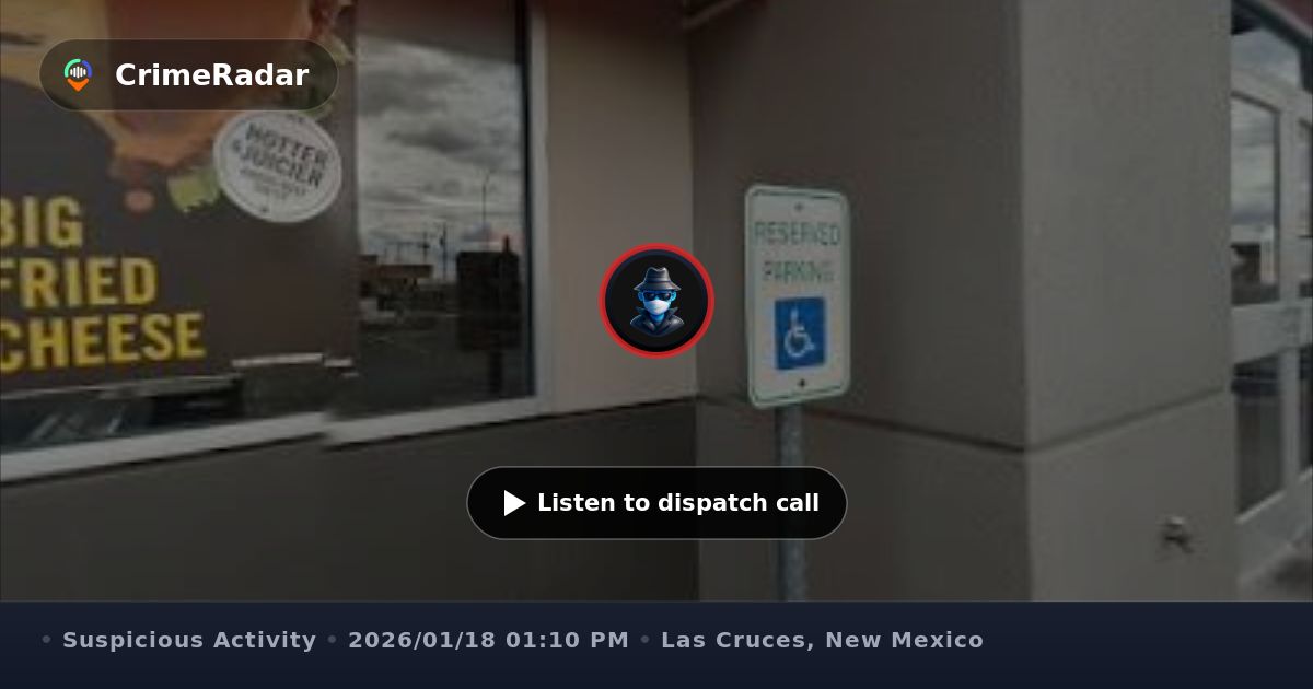 No emergency found at Carl's Jr. on Solano Dr, Las Cruces NM | CrimeRadar