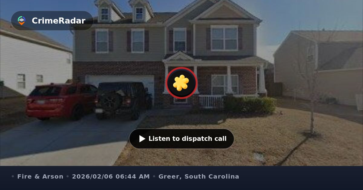 Fire crews respond to house fire near Hartwood Lake Ln, Greer SC ...