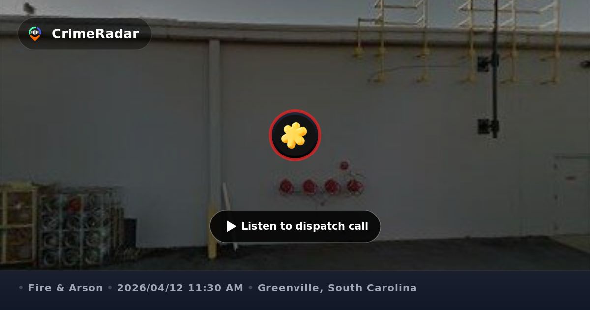 Outside fire reported near Walmart on Pelham Road, Greenville SC ...
