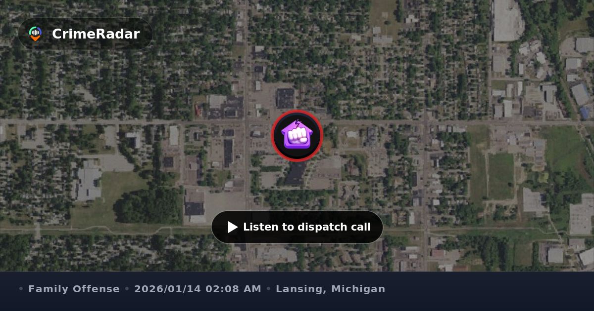 Possible family dispute near Armstrong Rd, Lansing MI | CrimeRadar