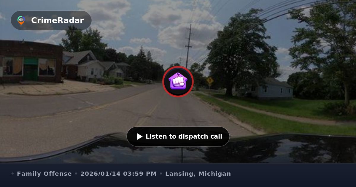 Possible domestic dispute near Lake Lansing Rd, Lansing MI | CrimeRadar