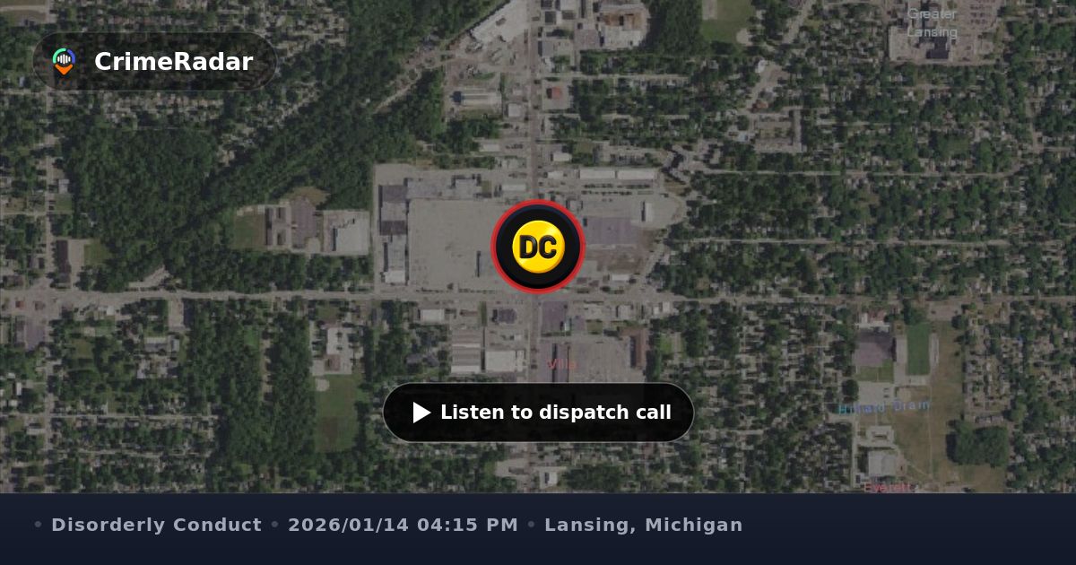 Officers address noise issue at West Holmes Rd apartments, Lansing MI ...