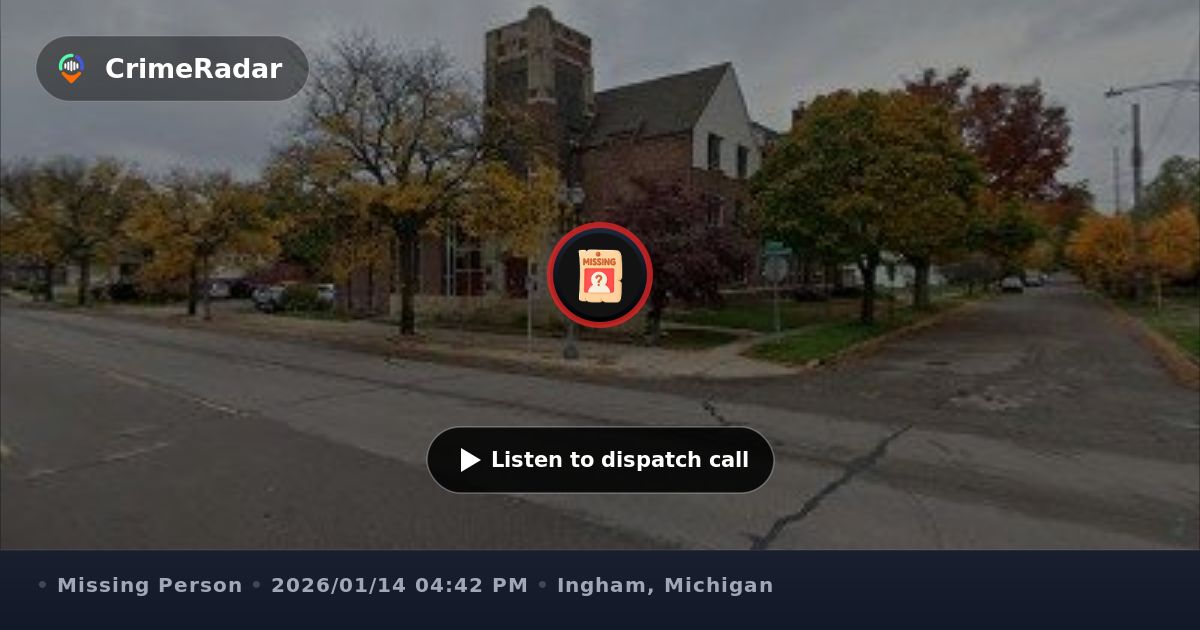 Security reports sighting of previously missing youth, Ingham County MI ...